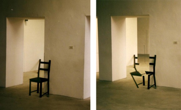 Perspective Chair Optical Illusion