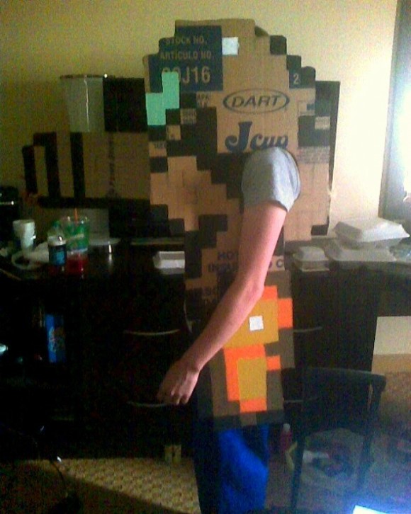 Pixelated Characters Entering Reality