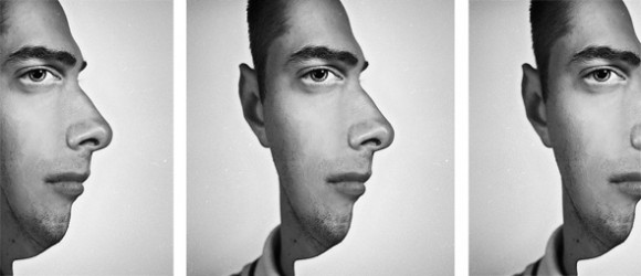 Two Face Optical Illusion